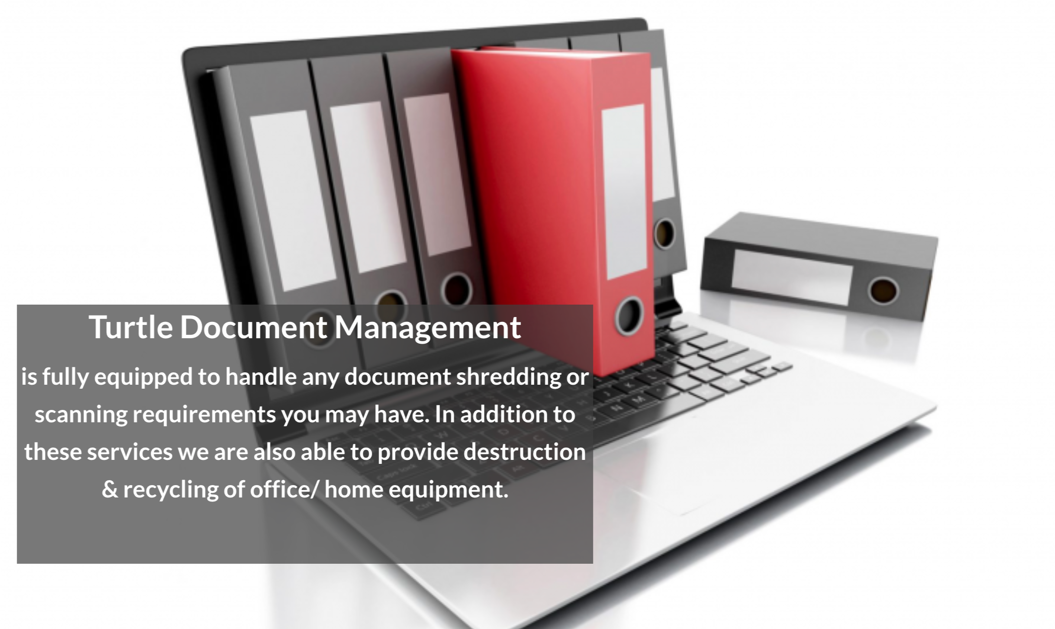 Document Scanning & Shredding - Turtle Document Management